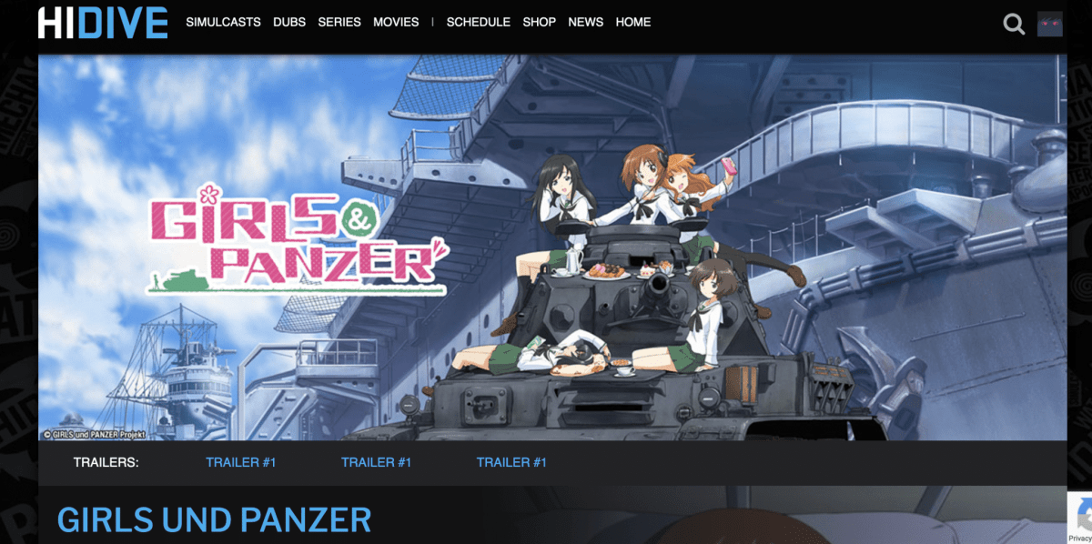 5 Best Places to Watch Girls und Panzer Online