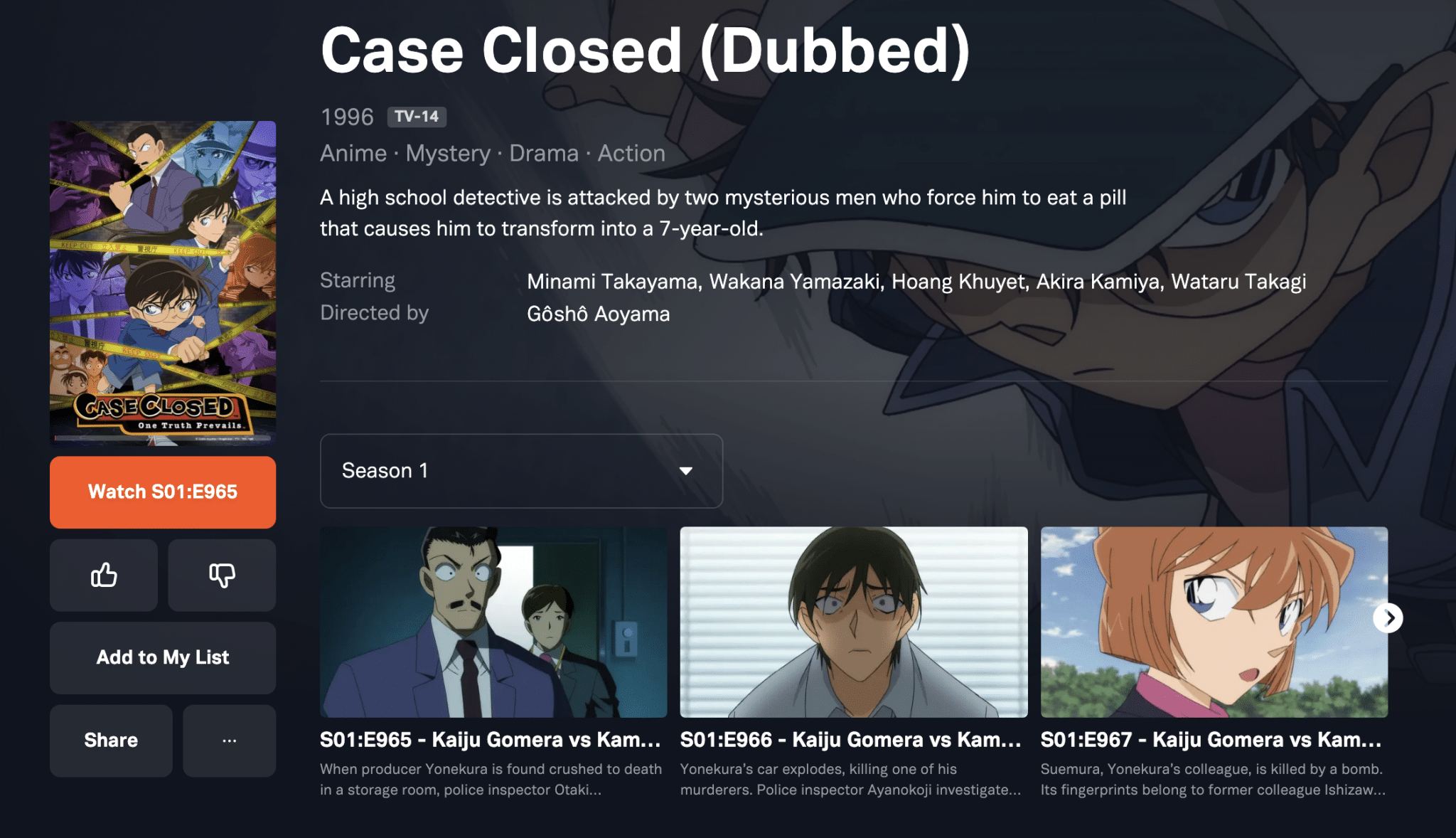 5 Best Places to Watch Detective Conan Online