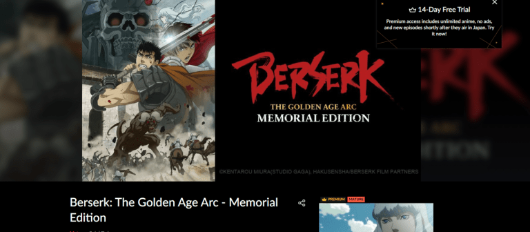 Complete Berserk Watch Order: From Start to Finish with Movies