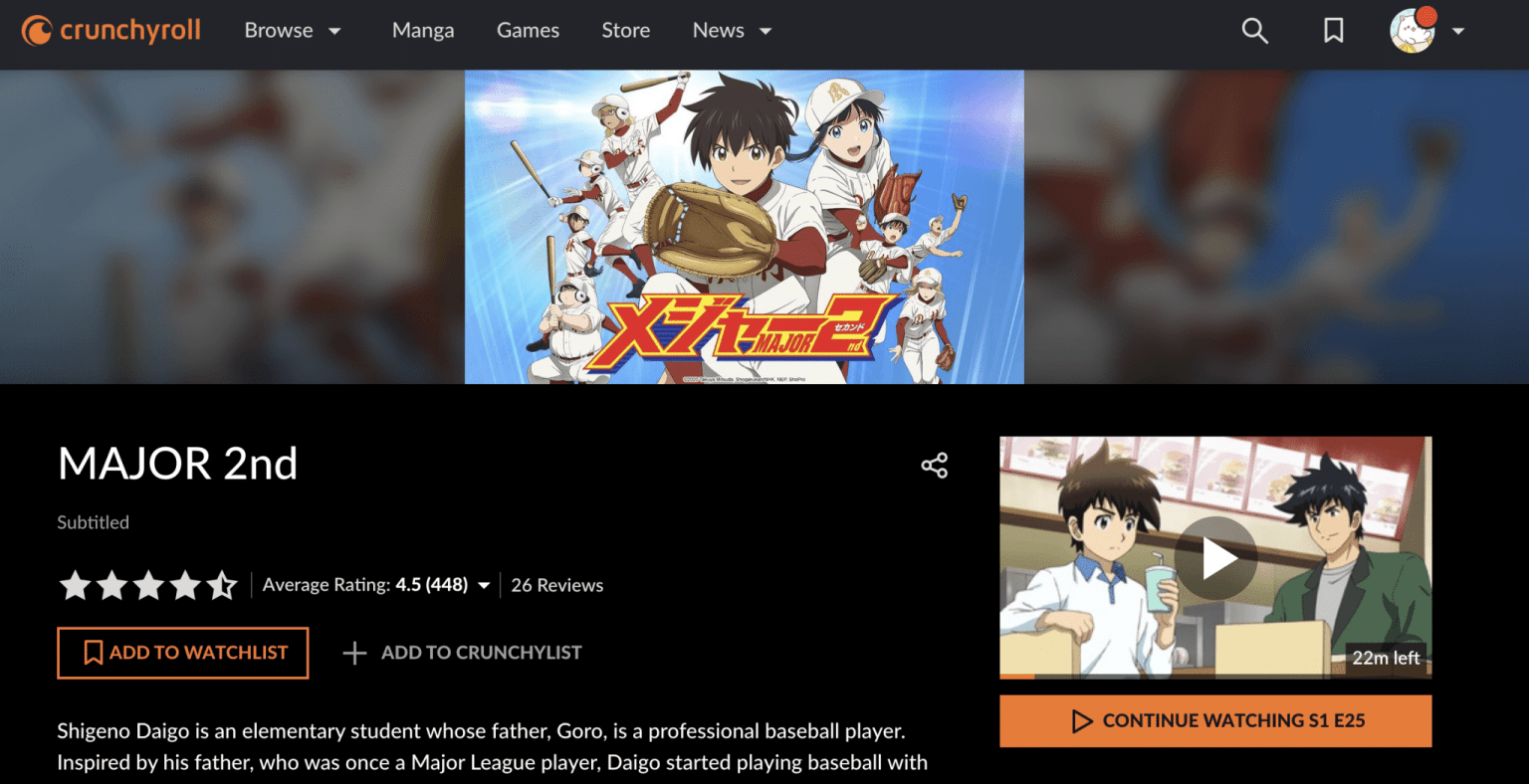 5 Best Places to Watch Major Online: Baseball Anime at its Finest ...