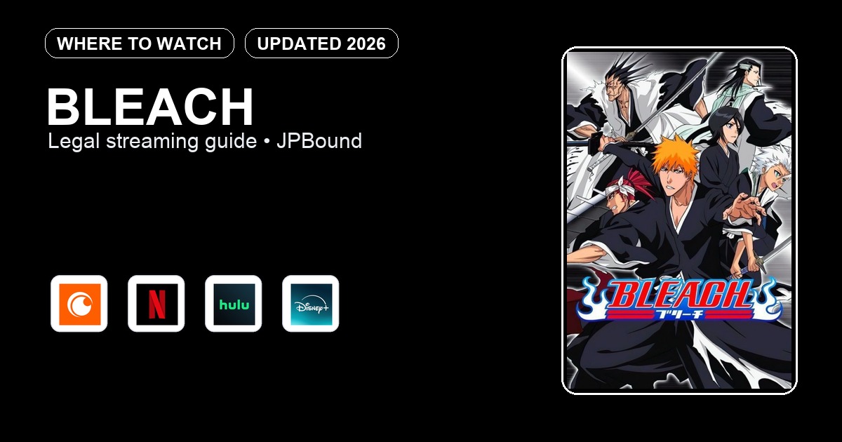 5 Best Places to Watch Bleach Online (Free and Paid Streaming Services ...