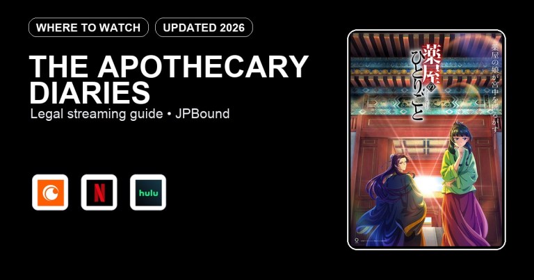 Where to Watch The Apothecary Diaries Online (Updated 2026)